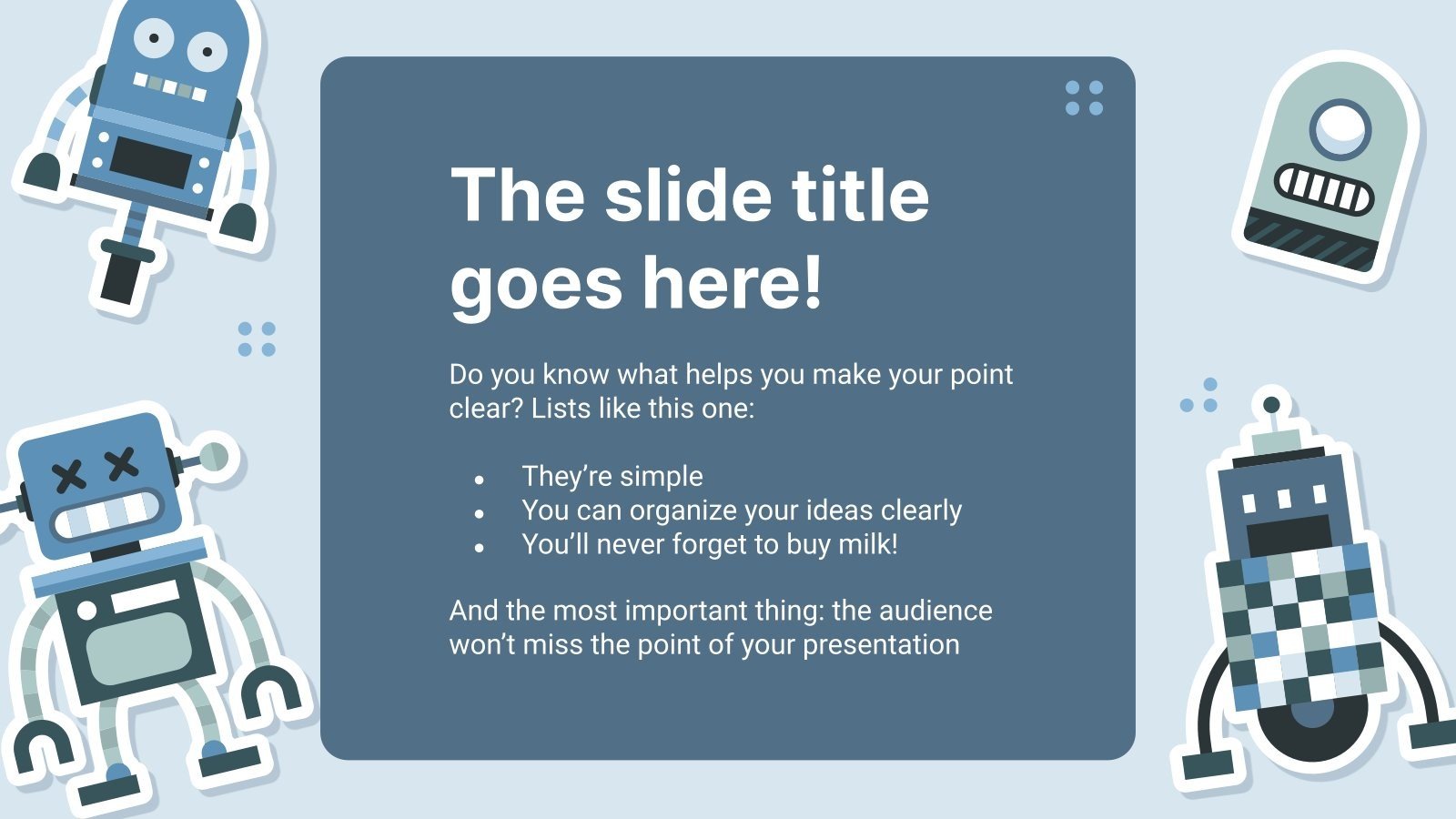 Proposta do projeto de robô humanoide | Google Slides e PPT