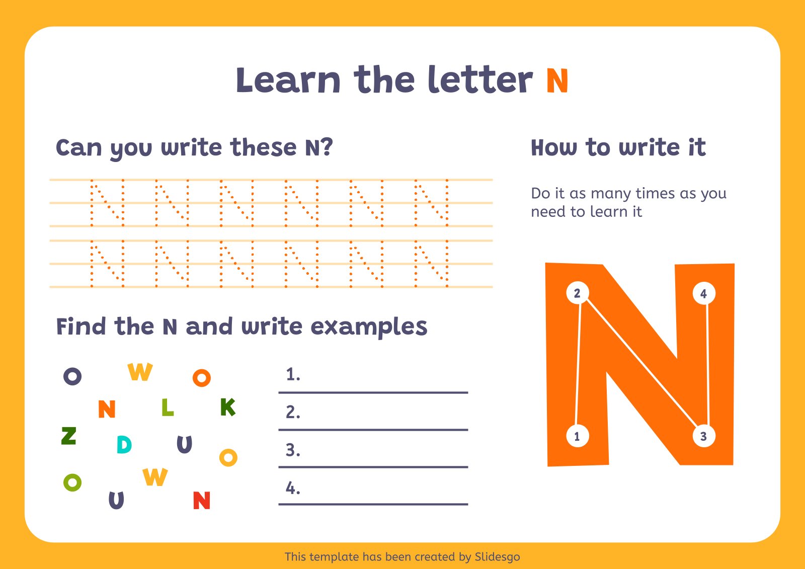 Atividades sobre letras e nomes | Google Slides e PowerPoint