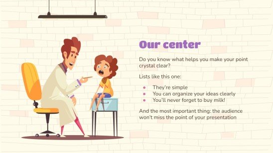 Pediatric Clinical Center | Google Slides & PowerPoint template