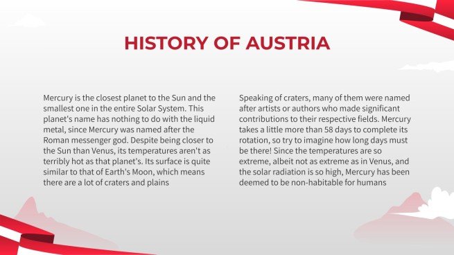 História: Dia Nacional da Áustria | Google Slides e PowerPoint