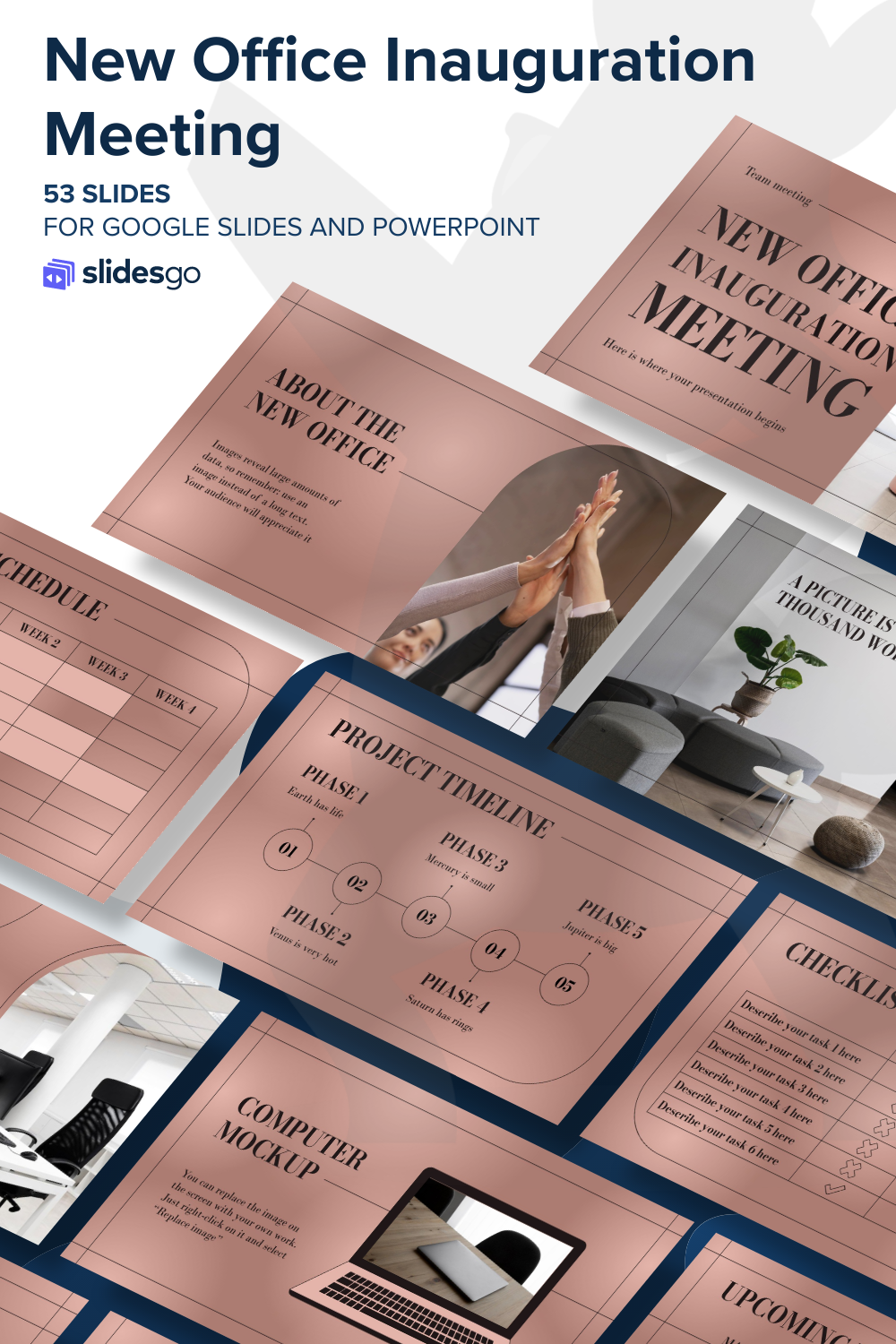 New Office Inauguration Meeting | Google Slides and PowerPoint