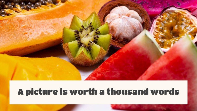 Tropical Fruits Newsletter | Google Slides & PPT