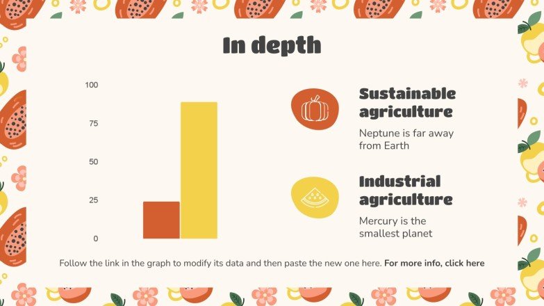 Tropical Fruits Newsletter | Google Slides & PPT