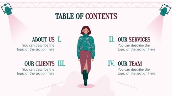 Fashion Modeling Agency | Google Slides and PowerPoint