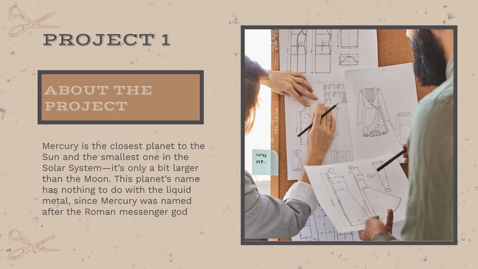 Men's Tailor Portfolio | Google Slides & PowerPoint template