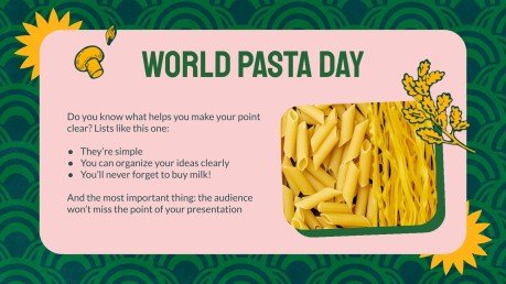 World Pasta Day Minitheme | Google Slides & PPT