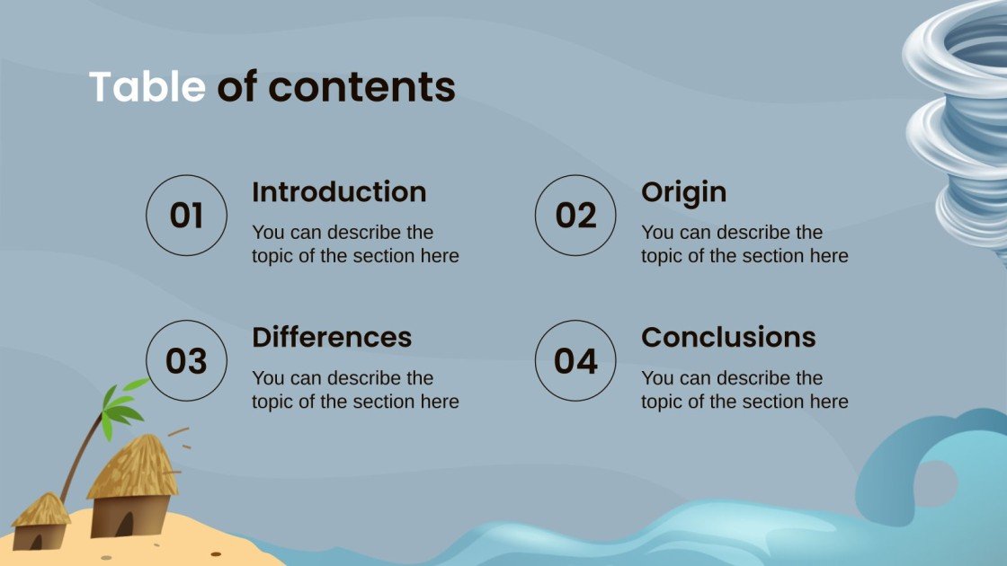 Hurricane & Tornado Differences | Google Slides & PowerPoint