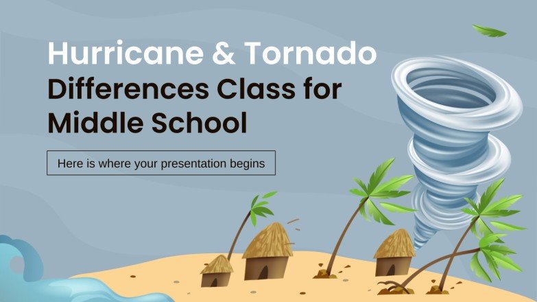 Free Google Slides themes and PowerPoint templates about Hurricanes