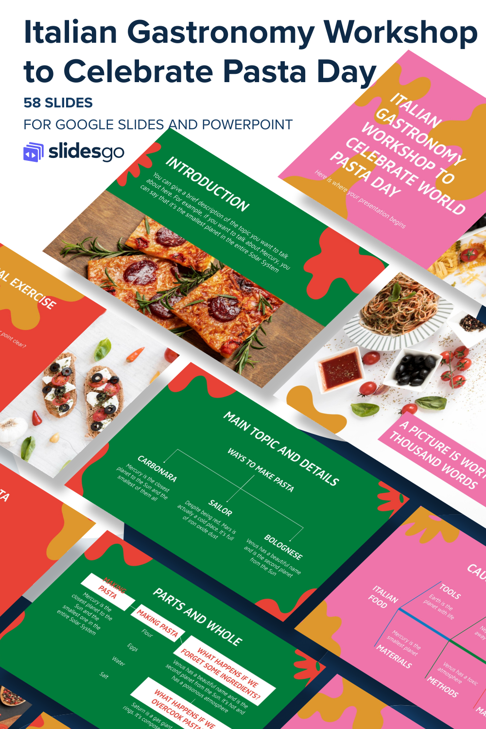 Italian Pasta Workshop | Google Slides & PowerPoint