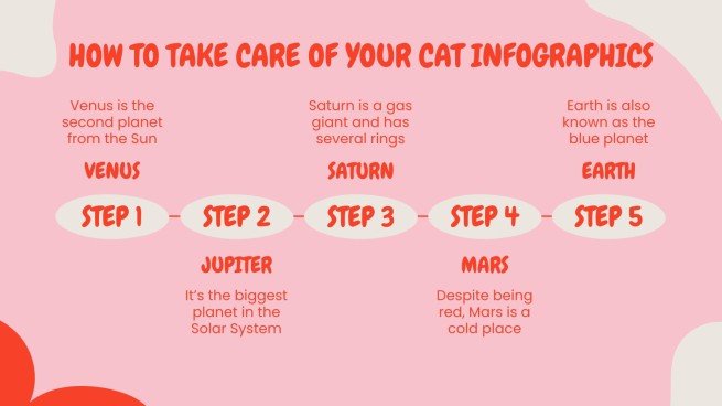 How to Take Care of Your Cat Infographics | Google Slides