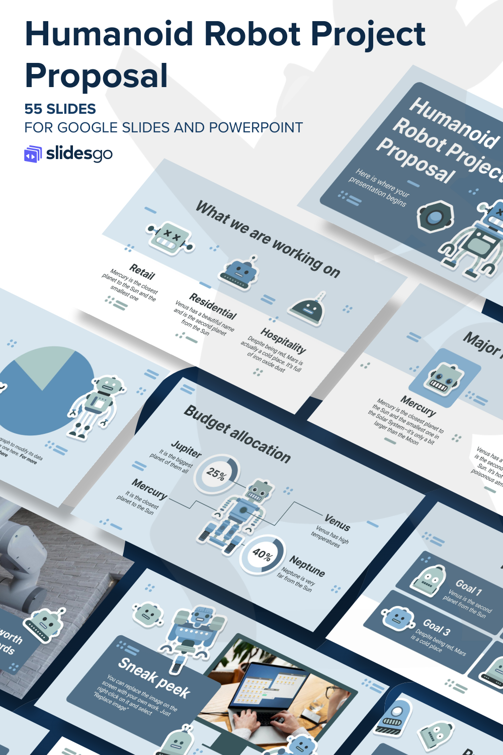 Humanoid Robot Project Proposal | Google Slides & PowerPoint