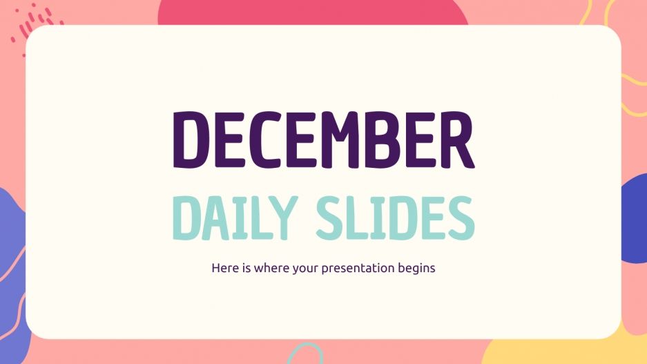 December Daily Slides Google Slides and PPT template