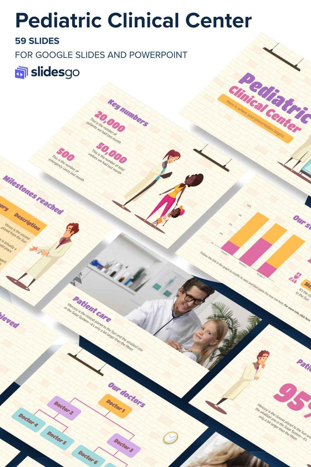 Pediatric Clinical Center | Google Slides & PowerPoint template