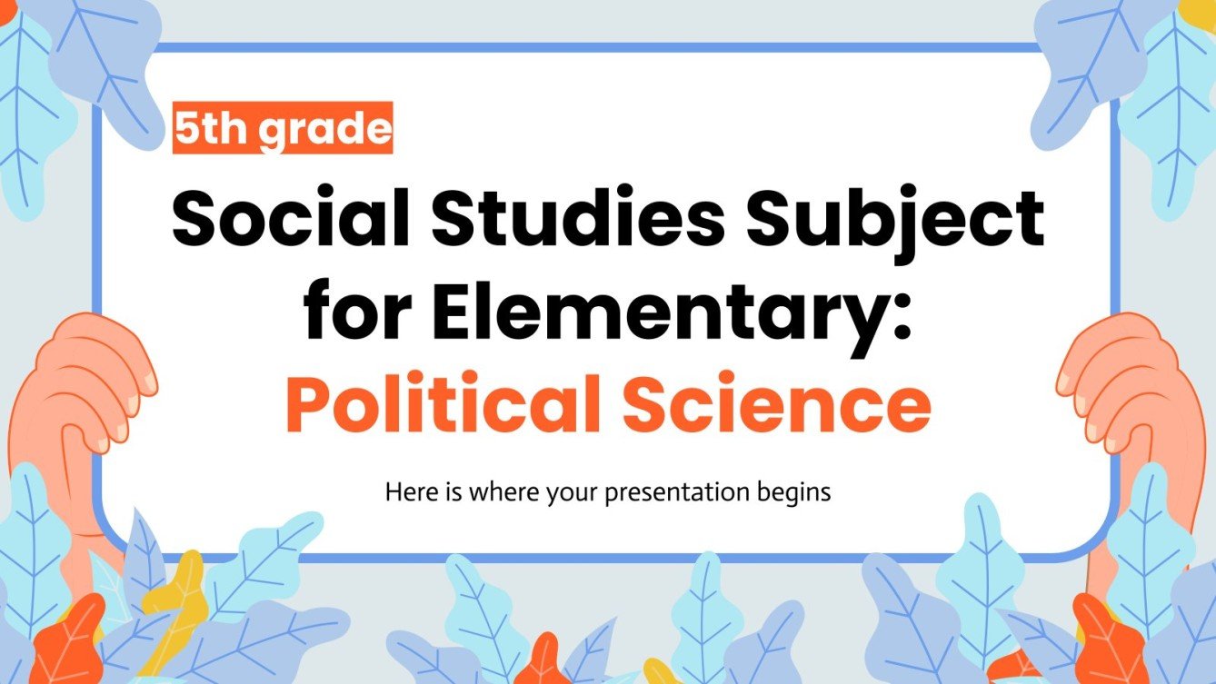 Political Science related templates for Google Slides and PPT