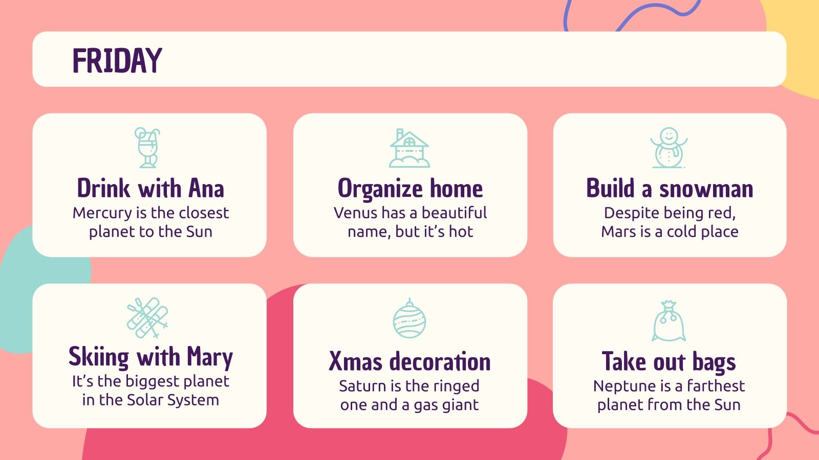 December Daily Slides Google Slides and PPT template