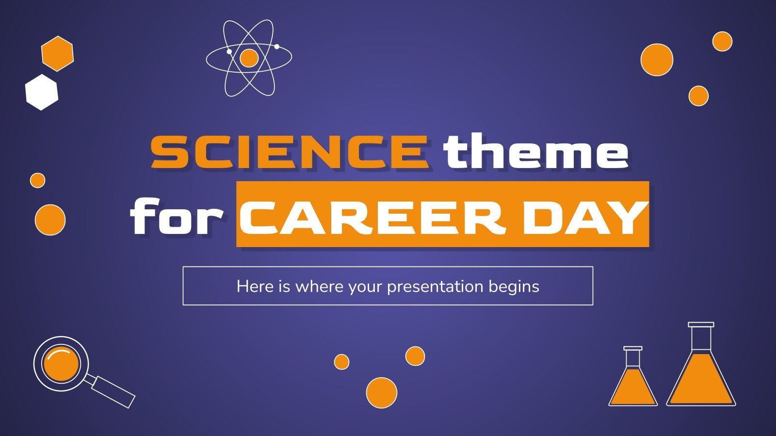 Science Theme for Career Day | Google Slides & PowerPoint