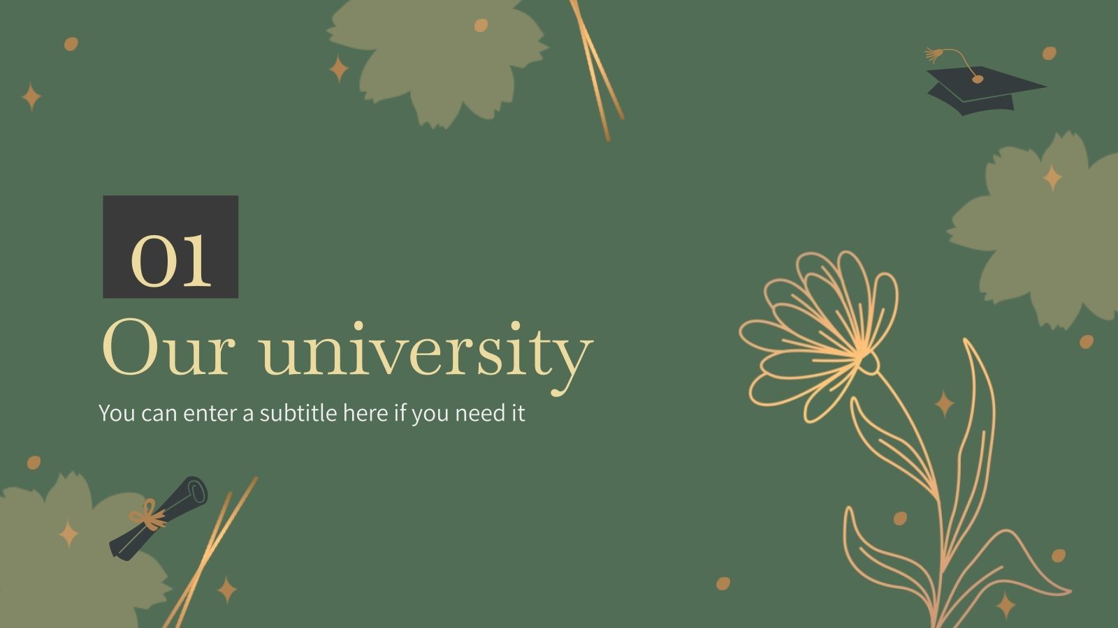 Big University Graduation Ceremony | Google Slides & PowerPoint