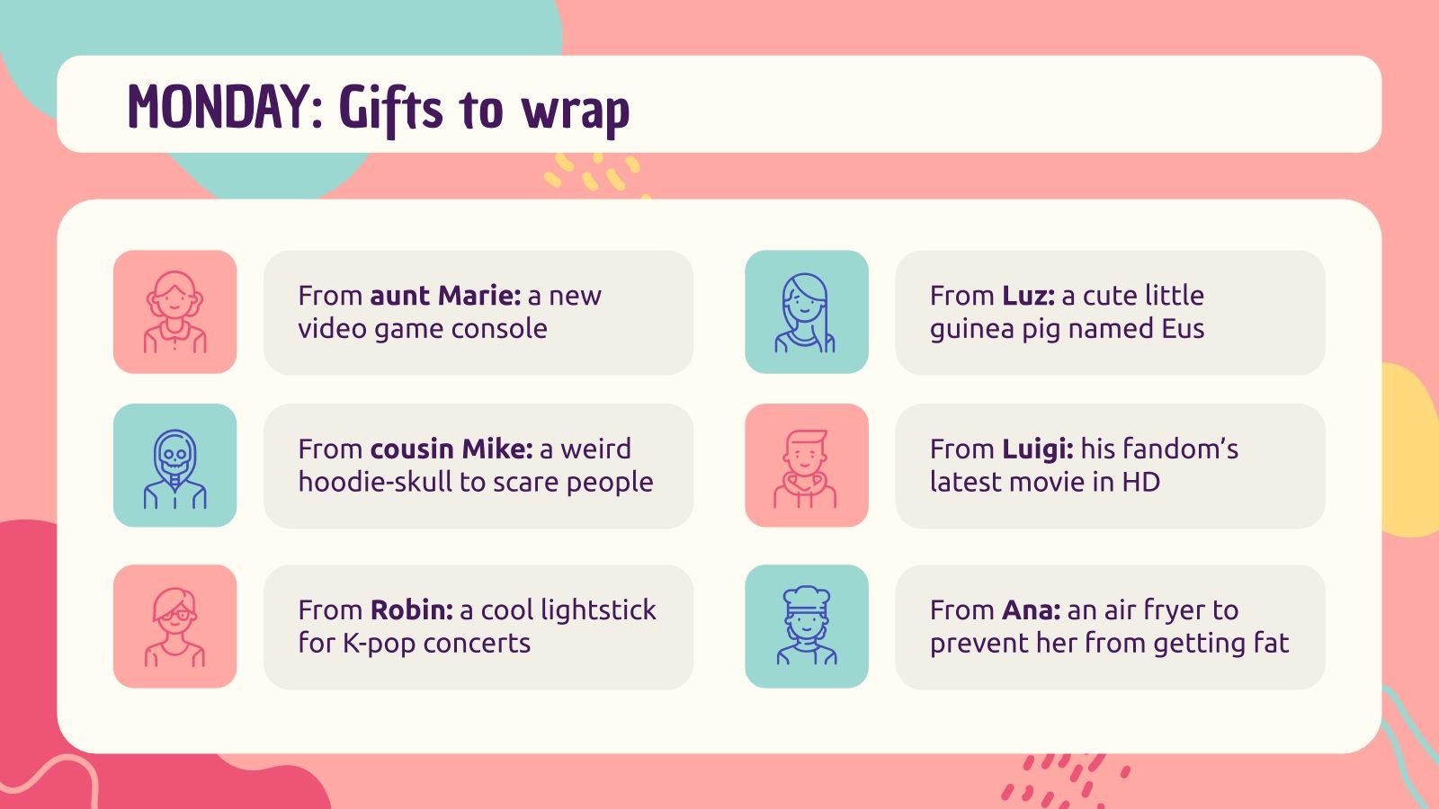 December Daily Slides Google Slides and PPT template