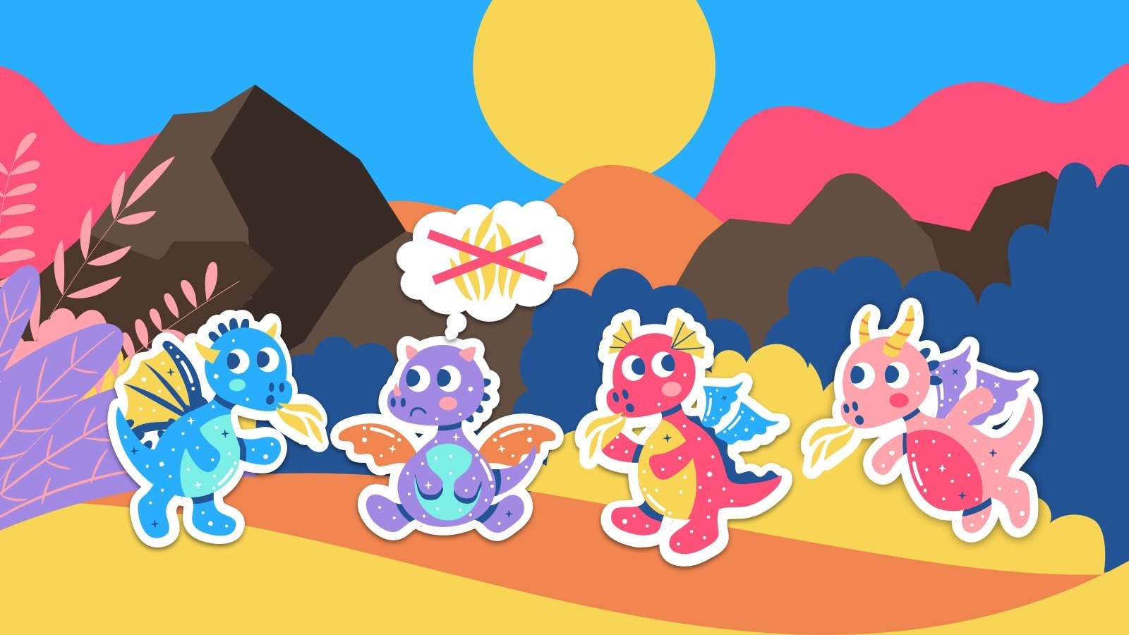 Dragons Fairy Tale for Pre-K | Google Slides and PPT