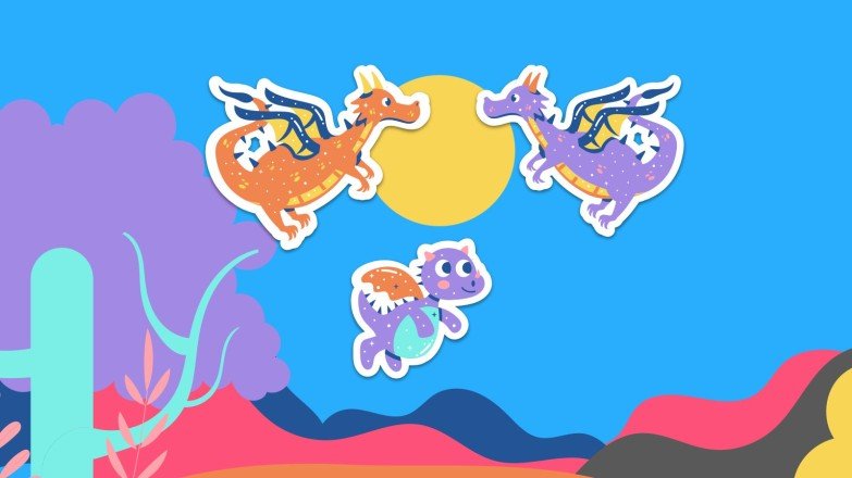 Dragons Fairy Tale for Pre-K | Google Slides and PPT