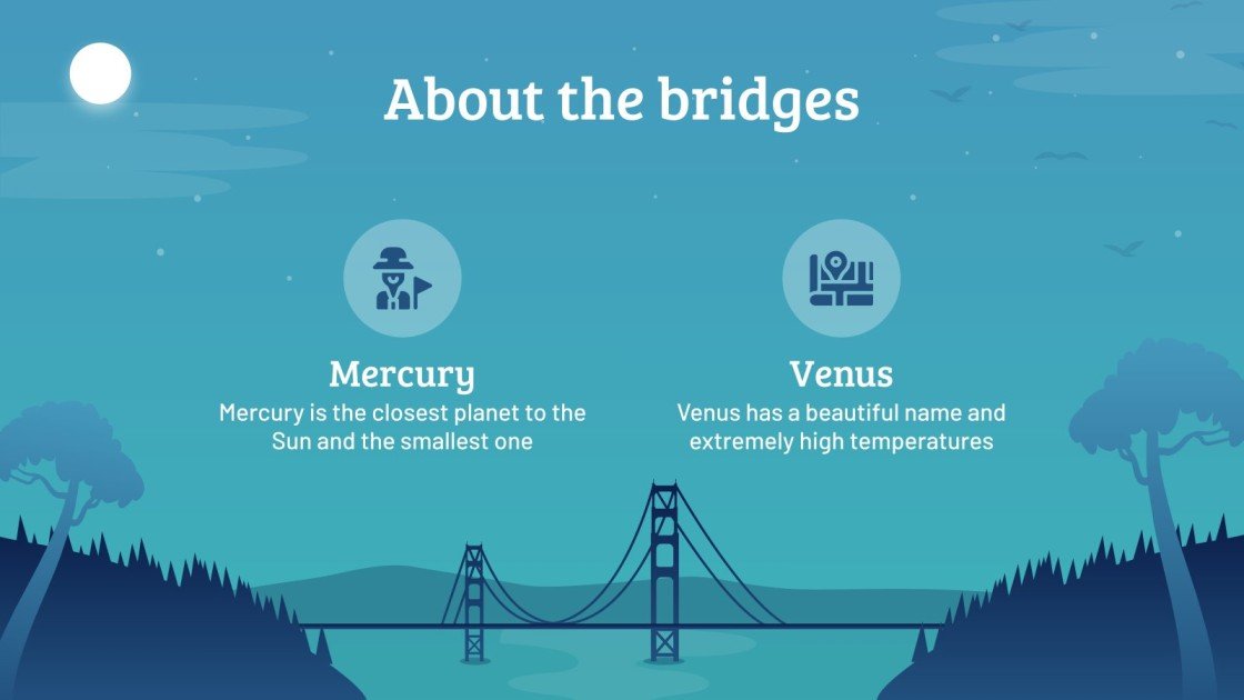 Bridges Backgrounds Minitheme | Google Slides and PPT