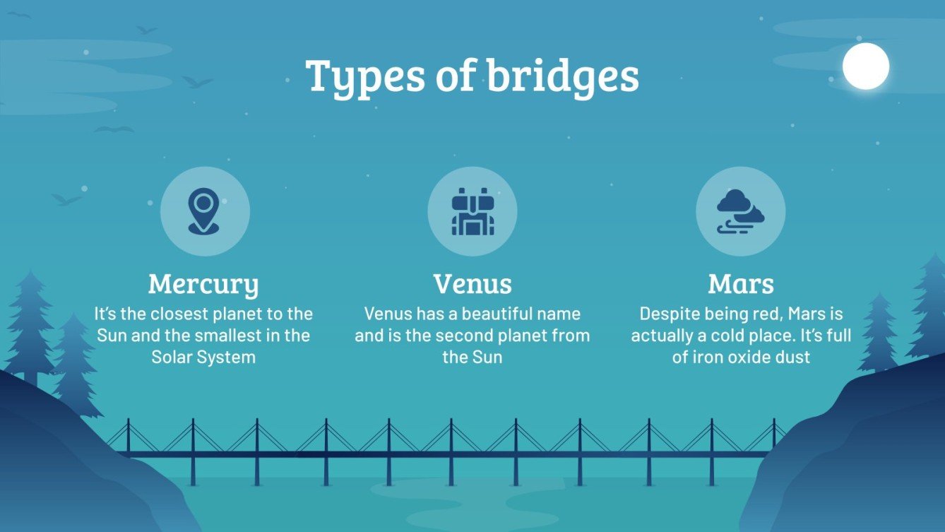 Bridges Backgrounds Minitheme | Google Slides and PPT