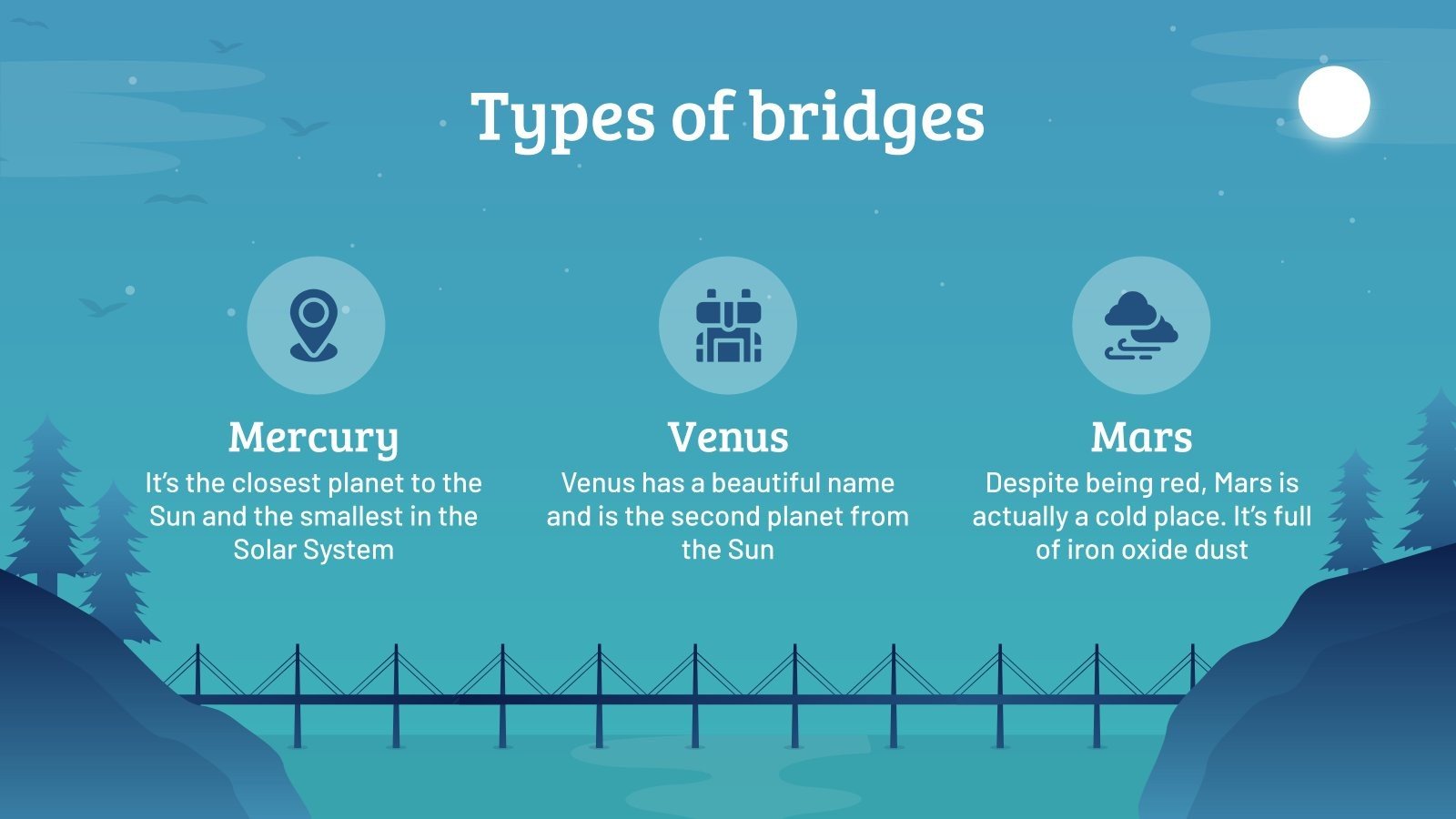 Bridges Backgrounds Minitheme | Google Slides and PPT