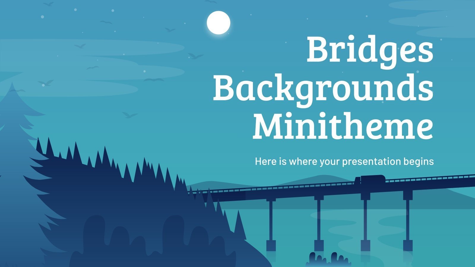 Free Bridge Google Slides and PowerPoint templates