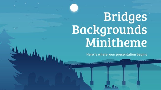 Free Bridge Google Slides and PowerPoint templates