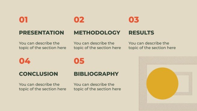 Simple Style Thesis Defense | Google Slides & PPT theme