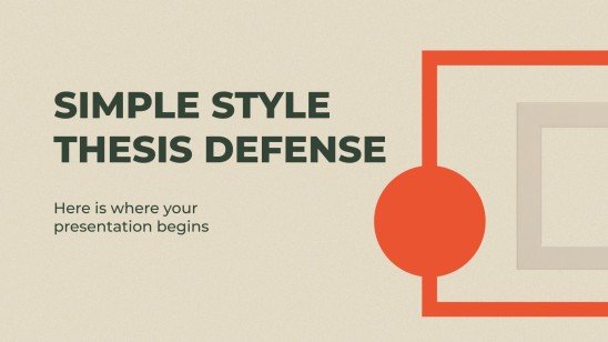 Free Thesis Defense Google Slides and PowerPoint Templates