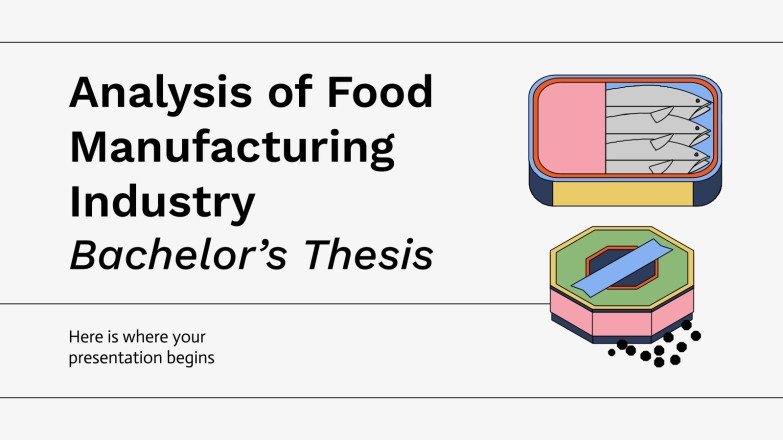 Analysis of Food Manufacturing Industry Bachelor's Thesis