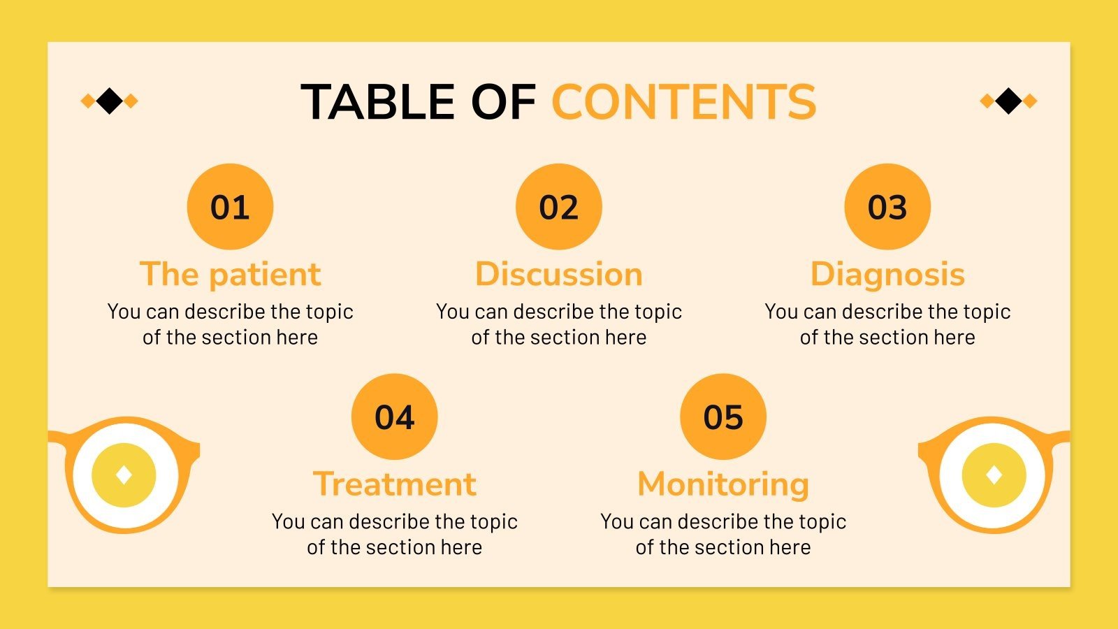 Ophthalmic Clinical Case: Vision Loss | Google Slides & PPT