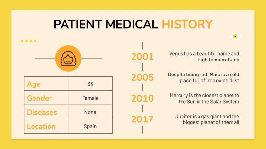 Ophthalmic Clinical Case: Vision Loss | Google Slides & PPT