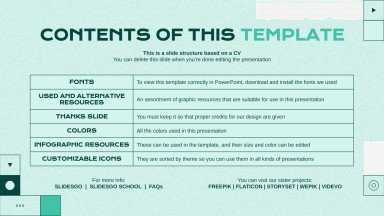 CEO CV | Google Slides theme & PowerPoint template