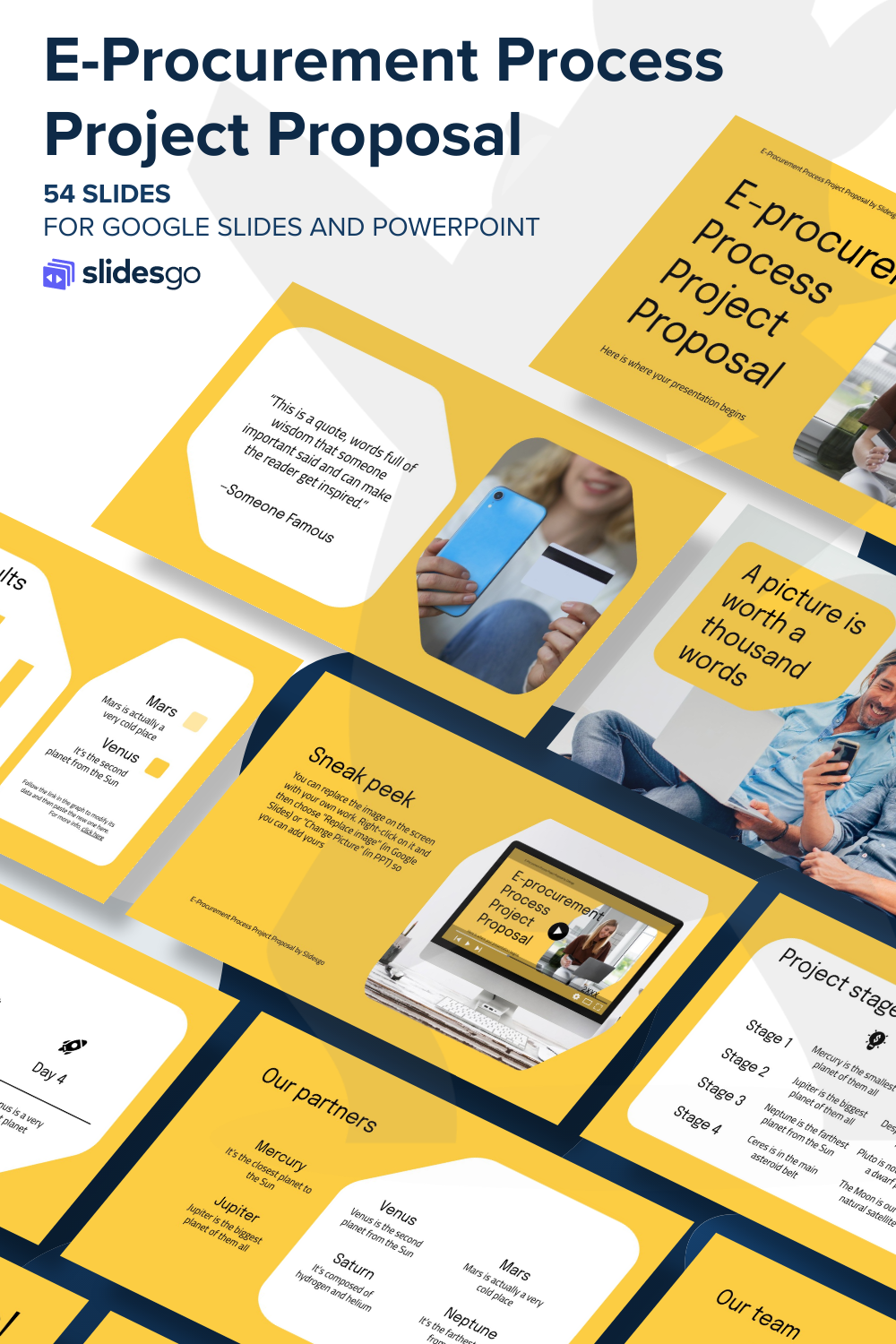 E-Procurement Process Project Proposal | Google Slides & PPT