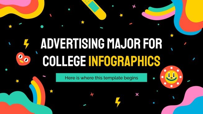Advertising Major for College Infographics | Google Slides