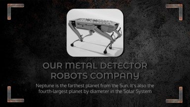 Metal Detector Robots Pitch Deck | Google Slides & PPT