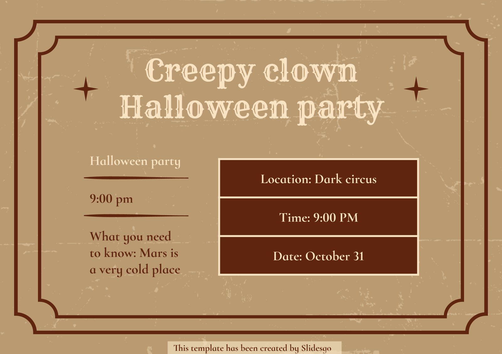 Creepy Clown Halloween Party High School Invitations
