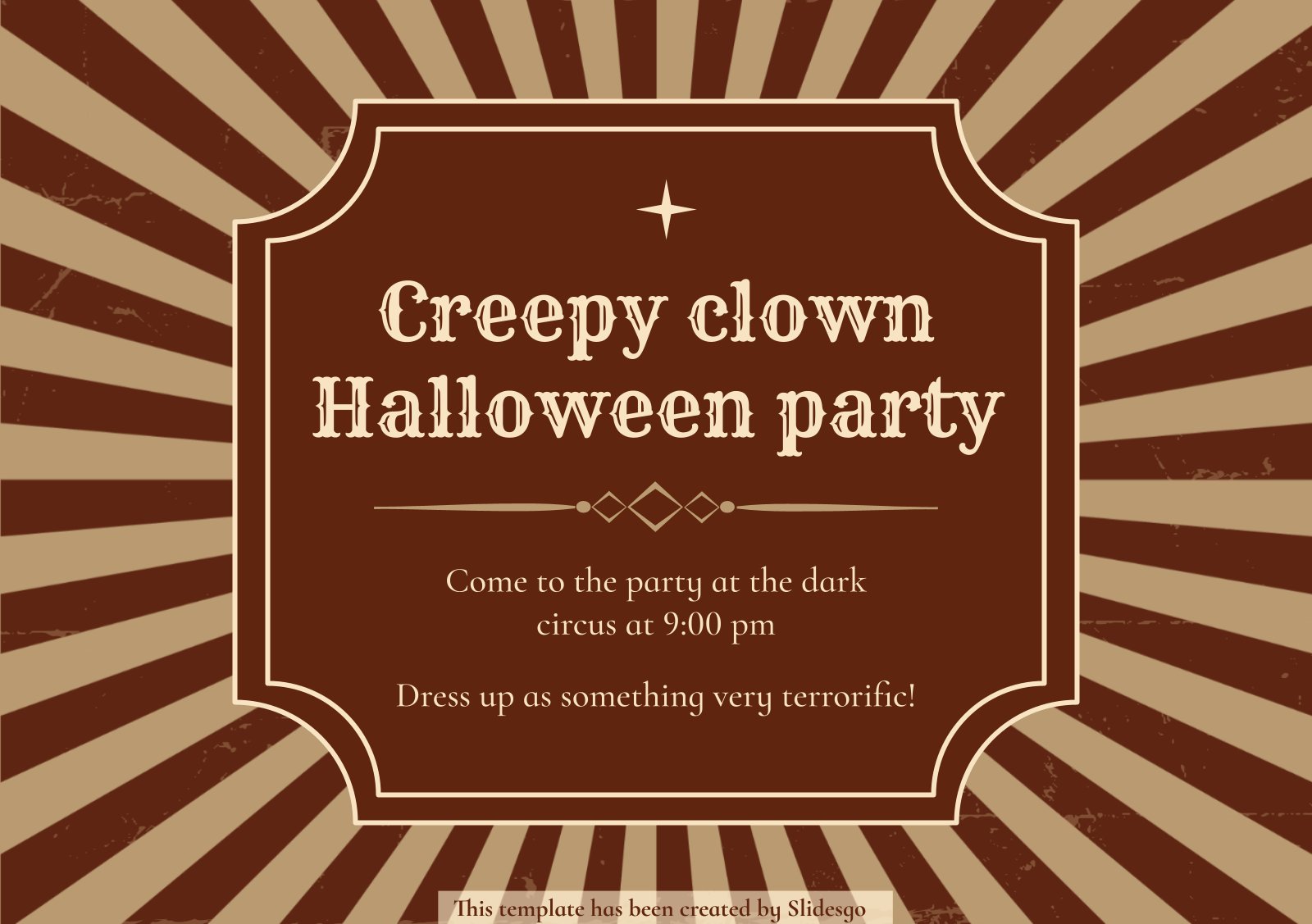 Creepy Clown Halloween Party High School Invitations