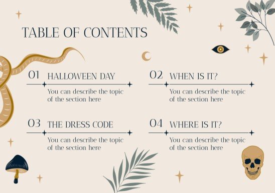 Halloween High School Party Invitations | Google Slides & PPT