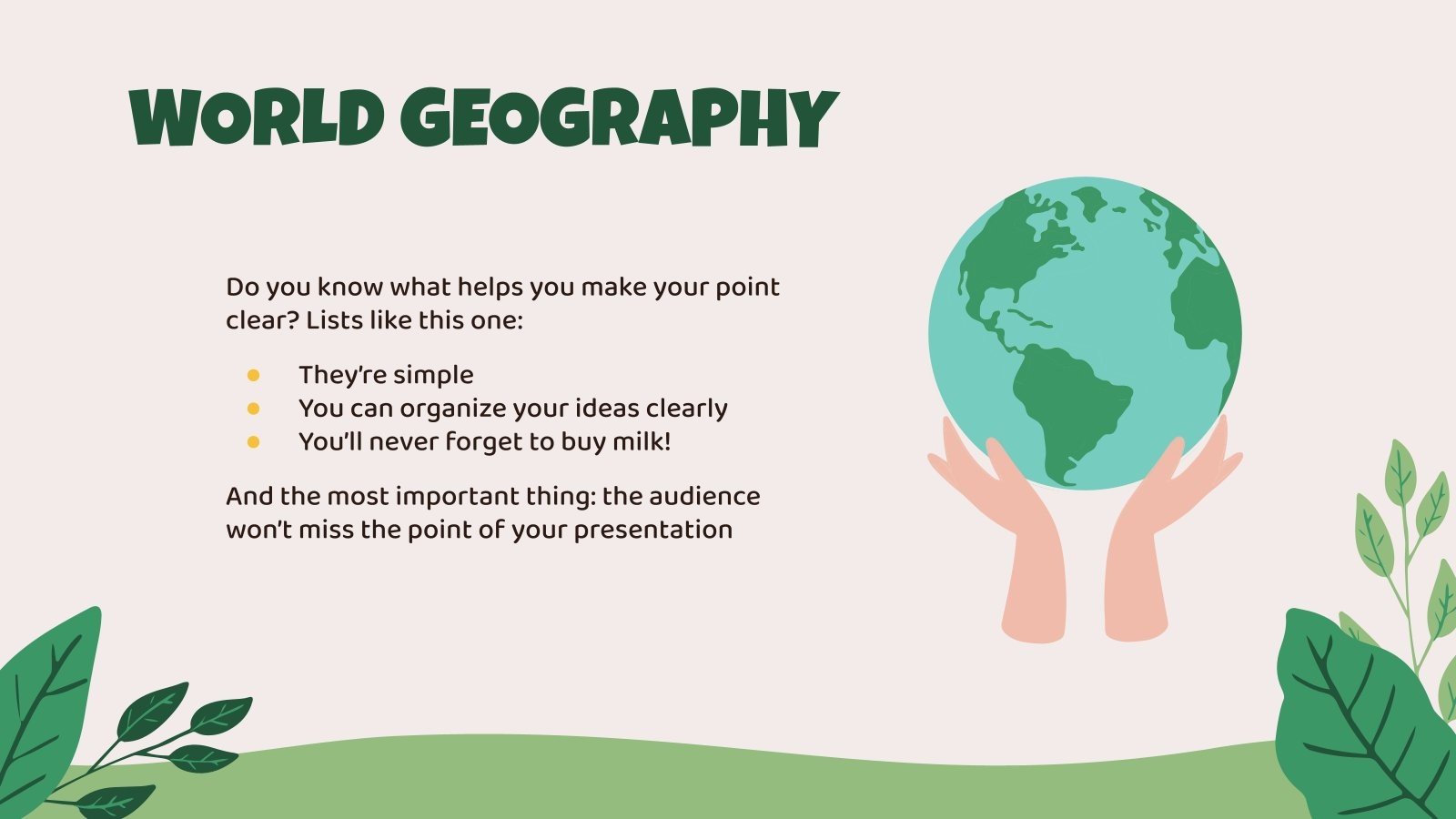 Social Studies Subject for 5th Grade: World Geography