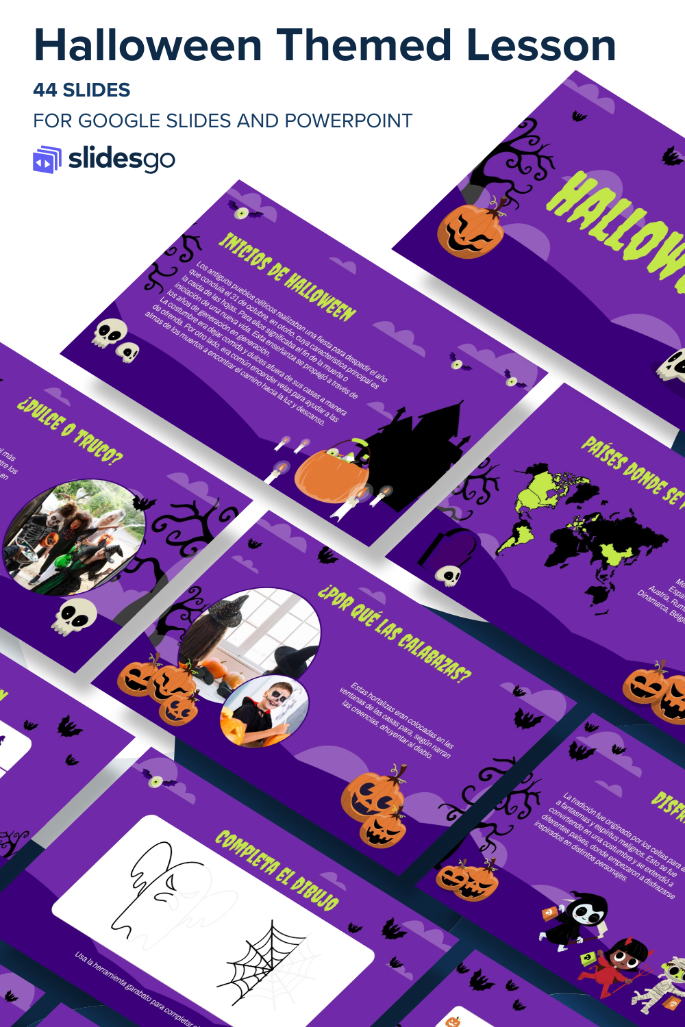 Halloween Themed Lesson | Google Slides & PowerPoint