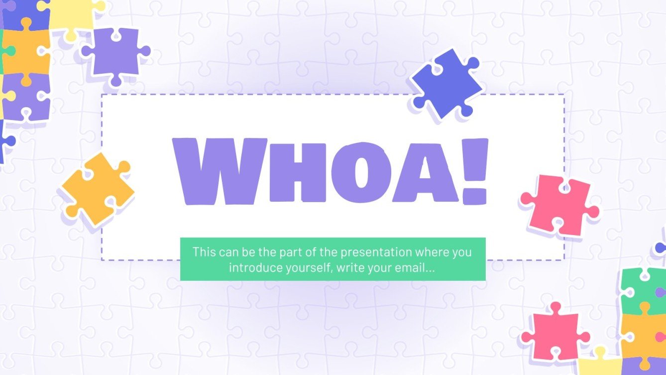 Jigsaw Puzzle Pieces Theme for Education | Google Slides & PPT