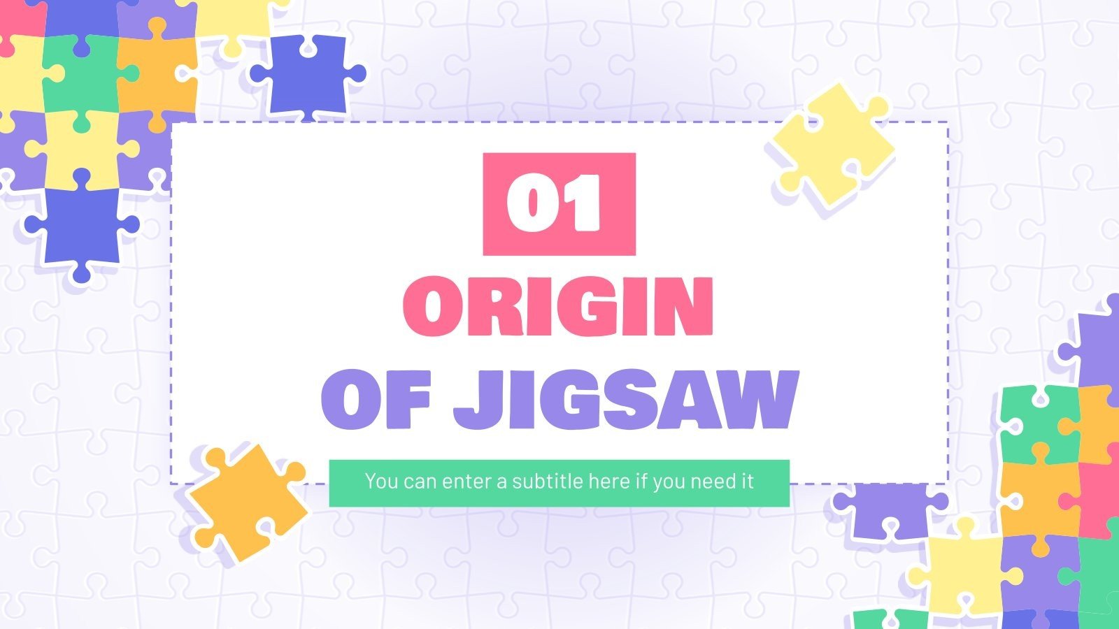 Jigsaw Puzzle Pieces Theme for Education | Google Slides & PPT
