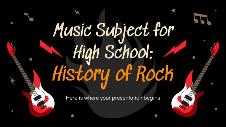 Free templates for Google Slides and PPT about rocks