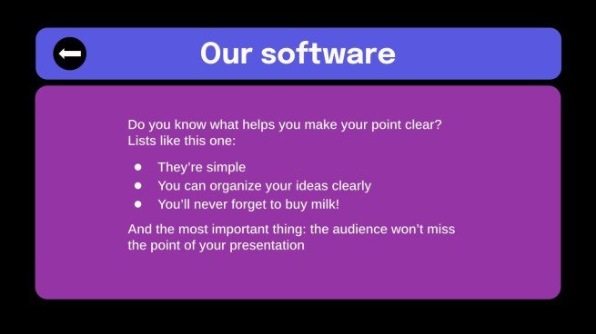 Pitch deck: software de compras | Google Slides y PPT