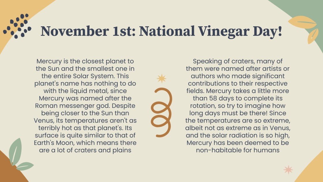 Let's Celebrate National Vinegar Day!