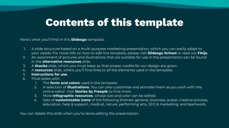 SEO Monthly Project Report Google Slides and PPT template