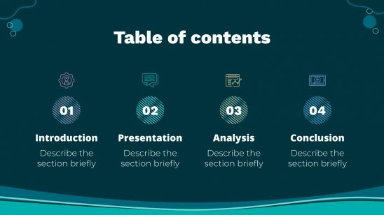 SEO Monthly Project Report Google Slides and PPT template